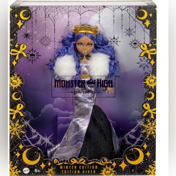 Mattel | Other | Monster High Howliday 223 Winter Edition Clawdeen Wolf ...